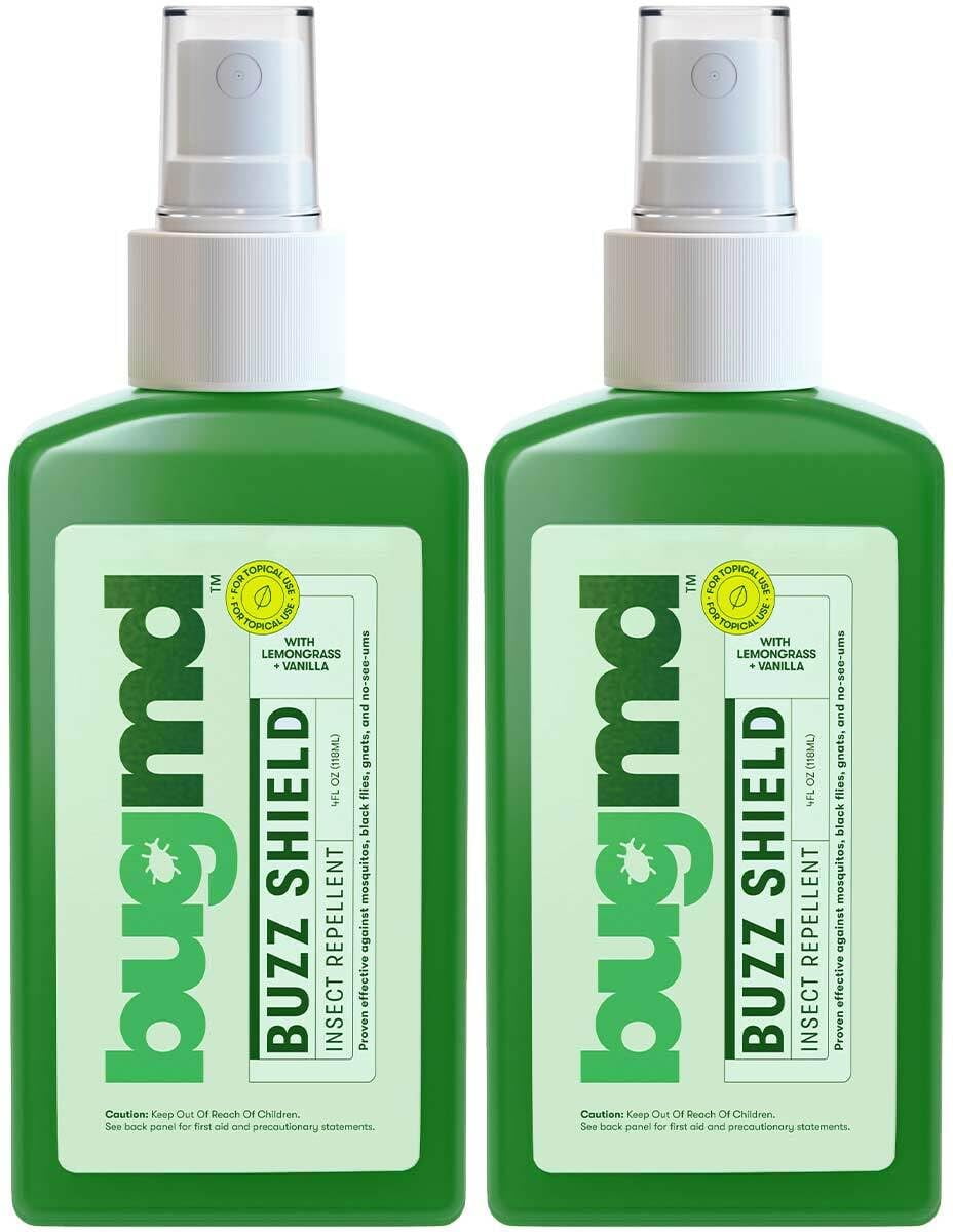 BugMD Buzz Shield - Mosquito Repellent Outdoor Spray for Body, Insect ...
