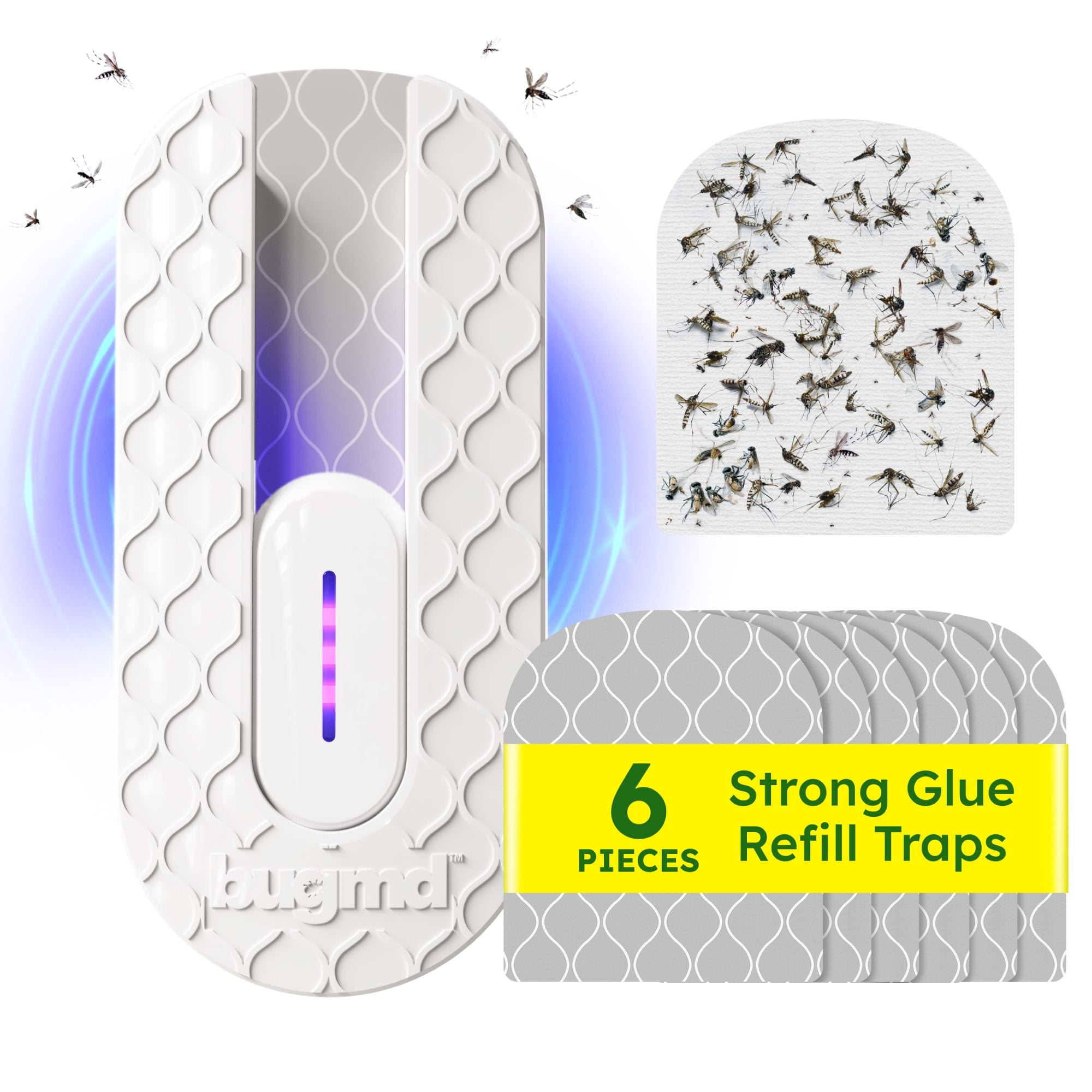 BUGMD No Buzz Zone - Refillable UV Light Stick Device, Indoor Plug-in ...