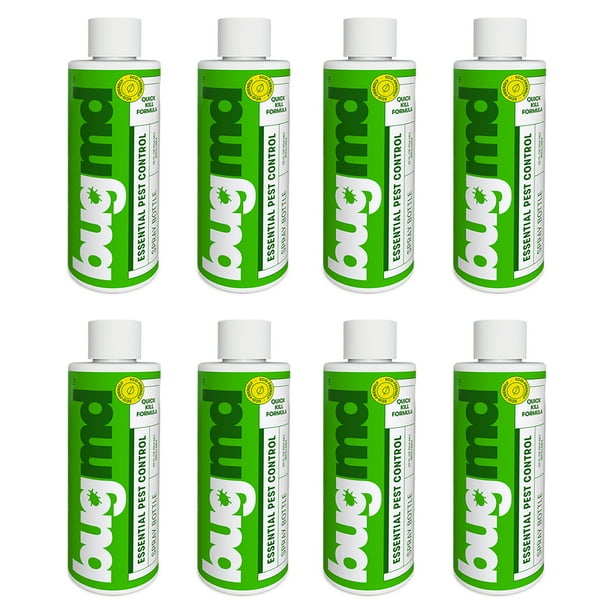 BugMD Pest Control Essential Oil Concentrate 4oz (8 Units) - Quick ...