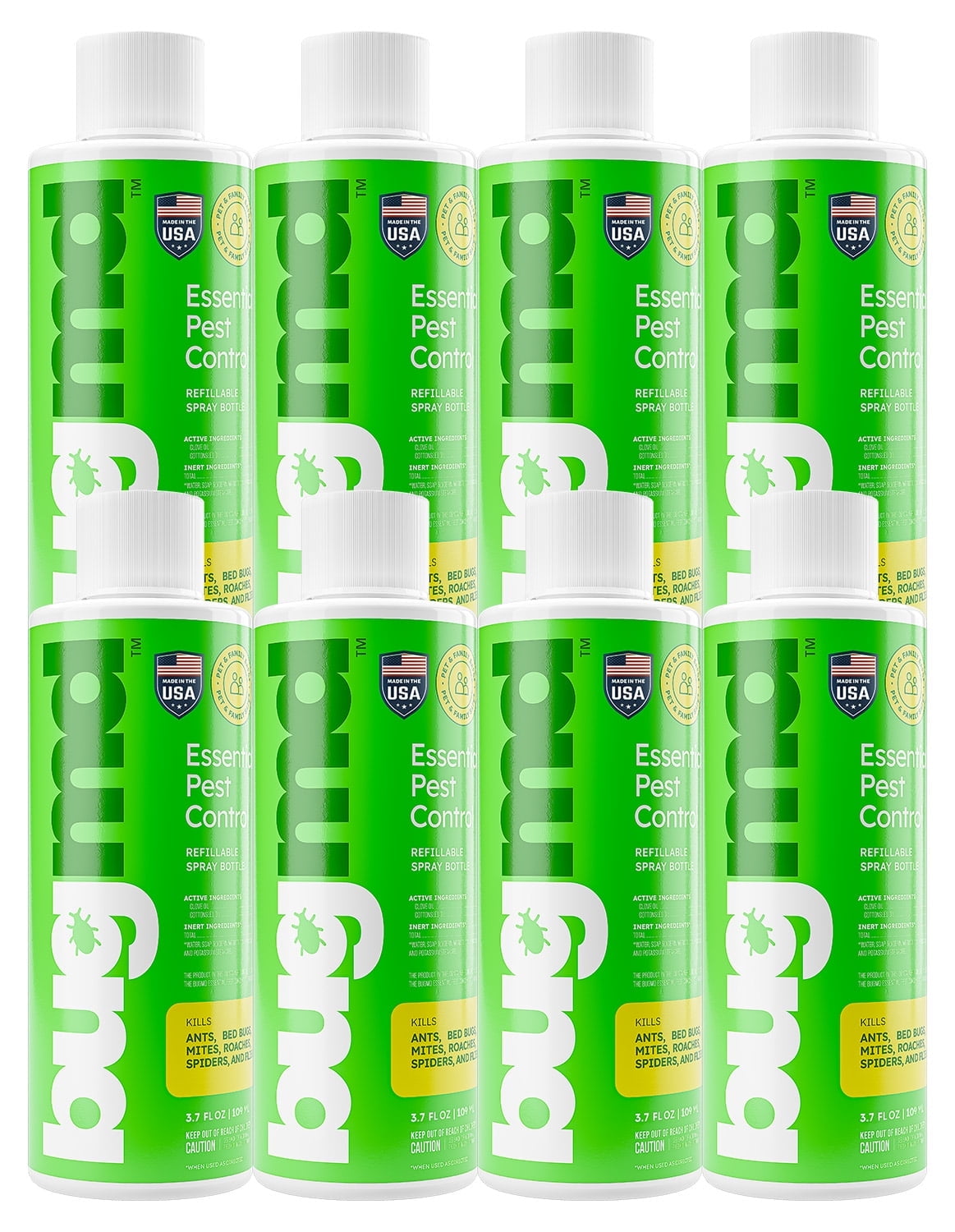 BugMD Pest Control Essential Oil Concentrate 4oz (8 Units) - Quick ...