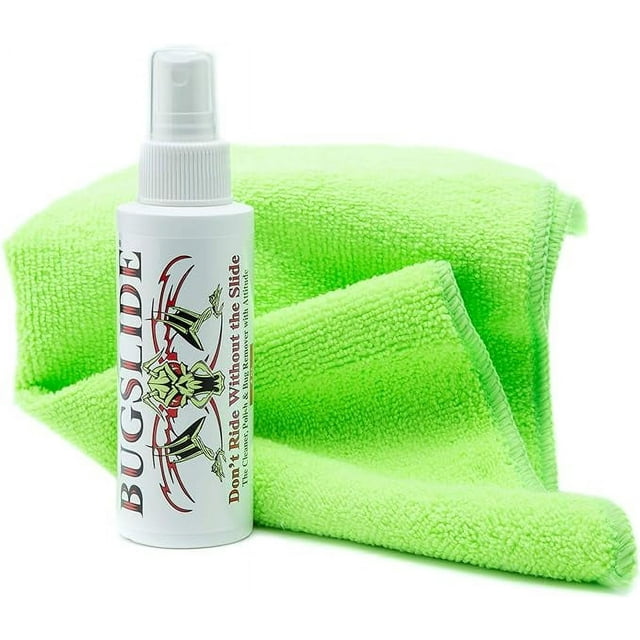 BugSlide 4oz. Travel Kit with Spray Bottle and Premium Microfiber Towel ...