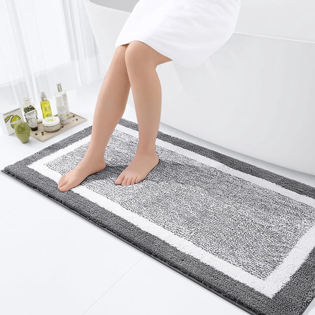 Buganda Bathroom Rugs and Mats, Extra Soft and Absorbent Microfiber ...