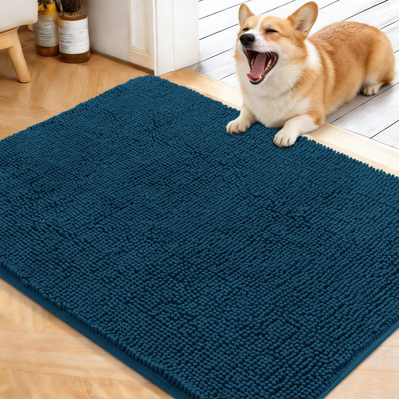 Buganda Dog Door Mats and Rugs, Washable Mat for Dog Paws, Absorbs ...