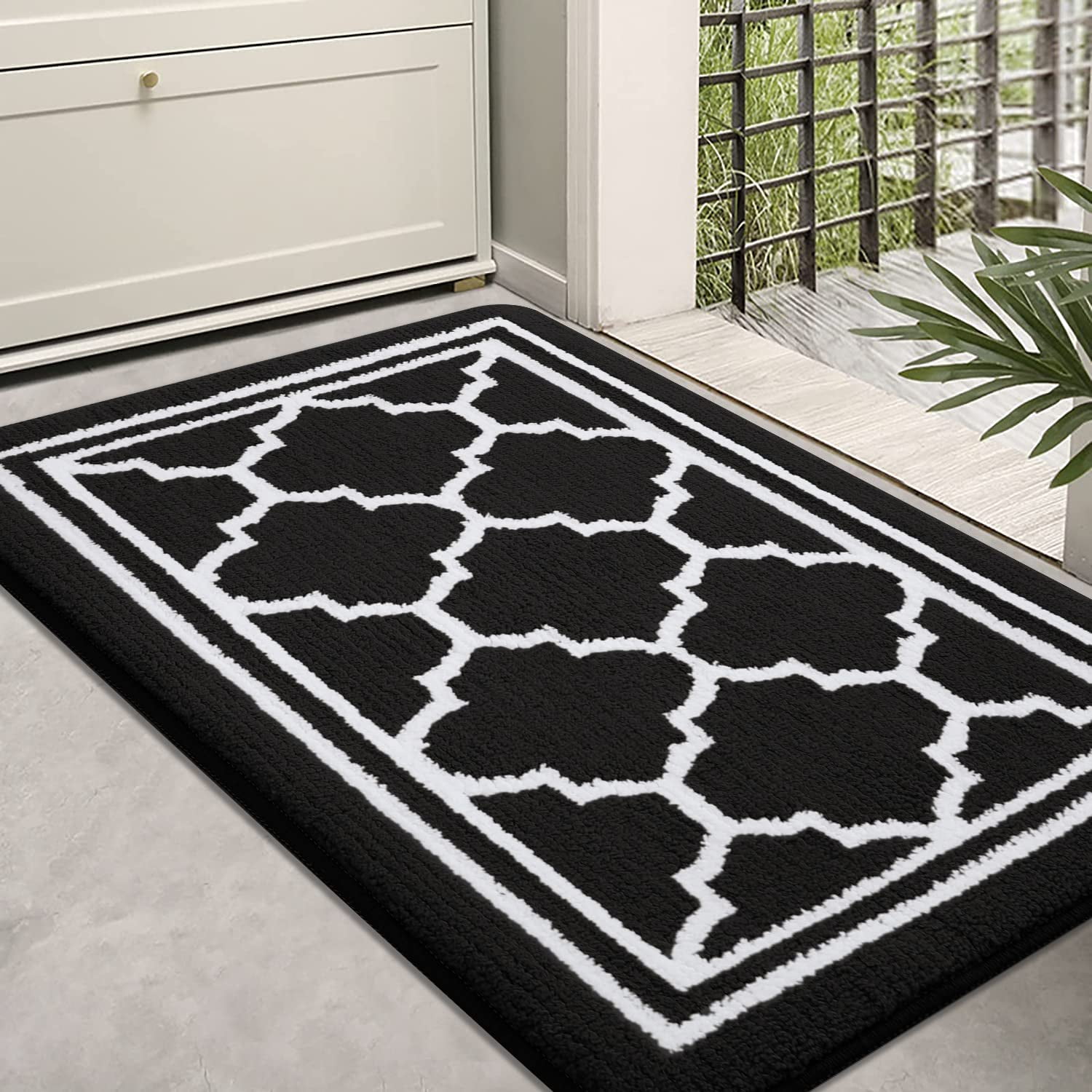 "Buganda Indoor Doorway Mat, 20""x32"", Water & Mud Proof, Anti-Slip ...