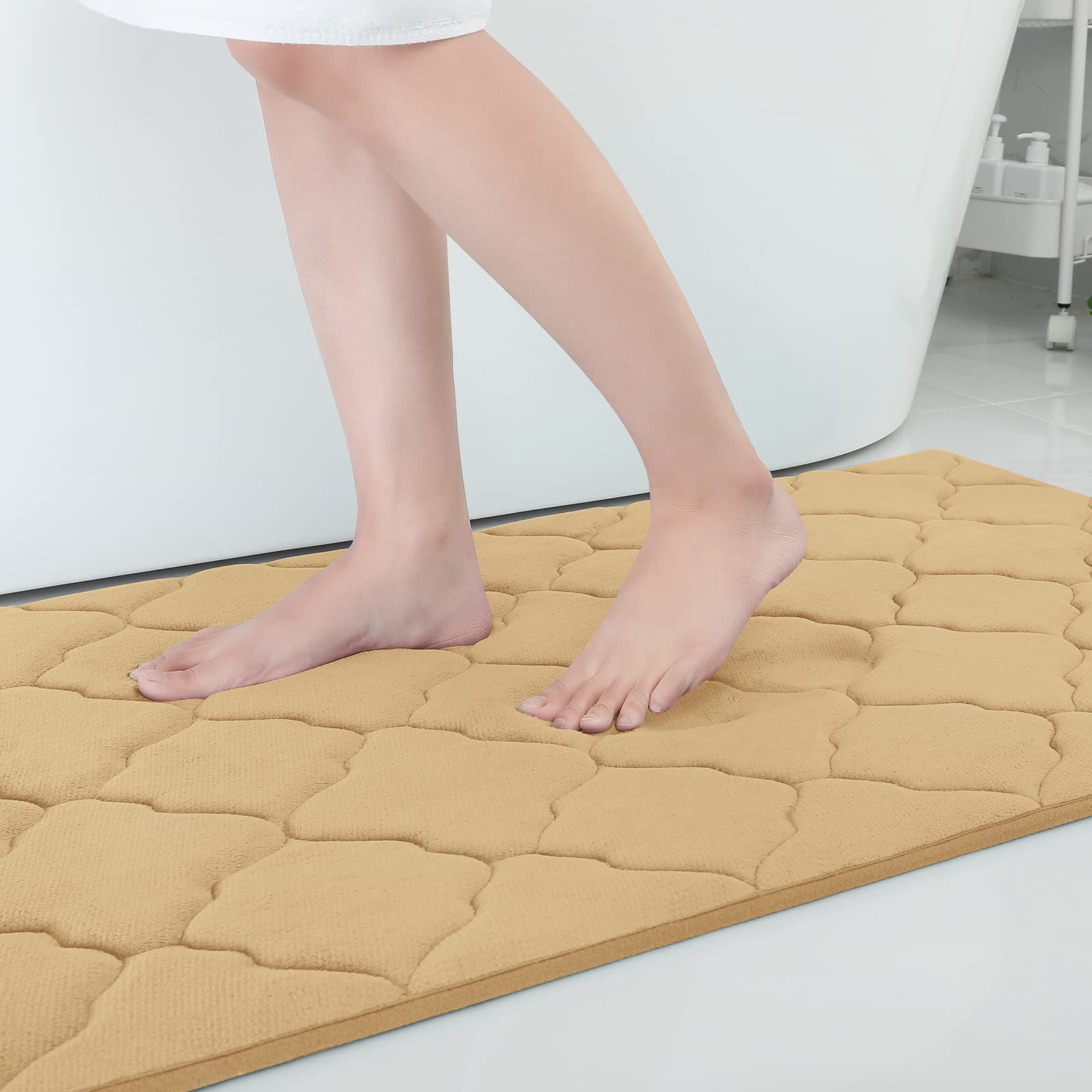 Buganda Memory Foam Bathroom Rug, Extra Washable, Ultra Soft, Absorbent ...