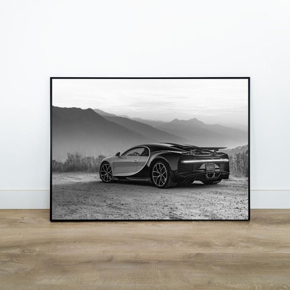 Bugatti Chiron Poster, Bugatti Chiron Print, Bugatti Chiron Wall Art ...