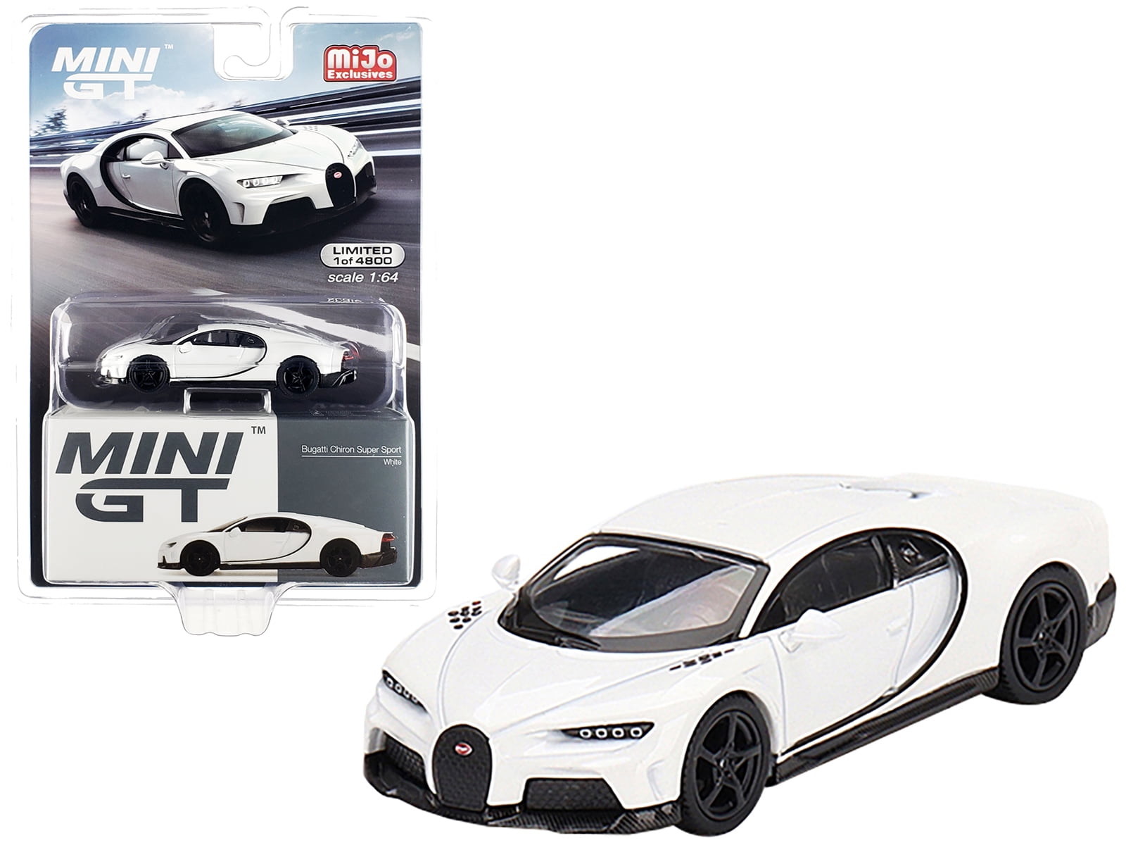 Bugatti Chiron Super Sport White 1/64 Diecast Metal Toy Car, Limited ...