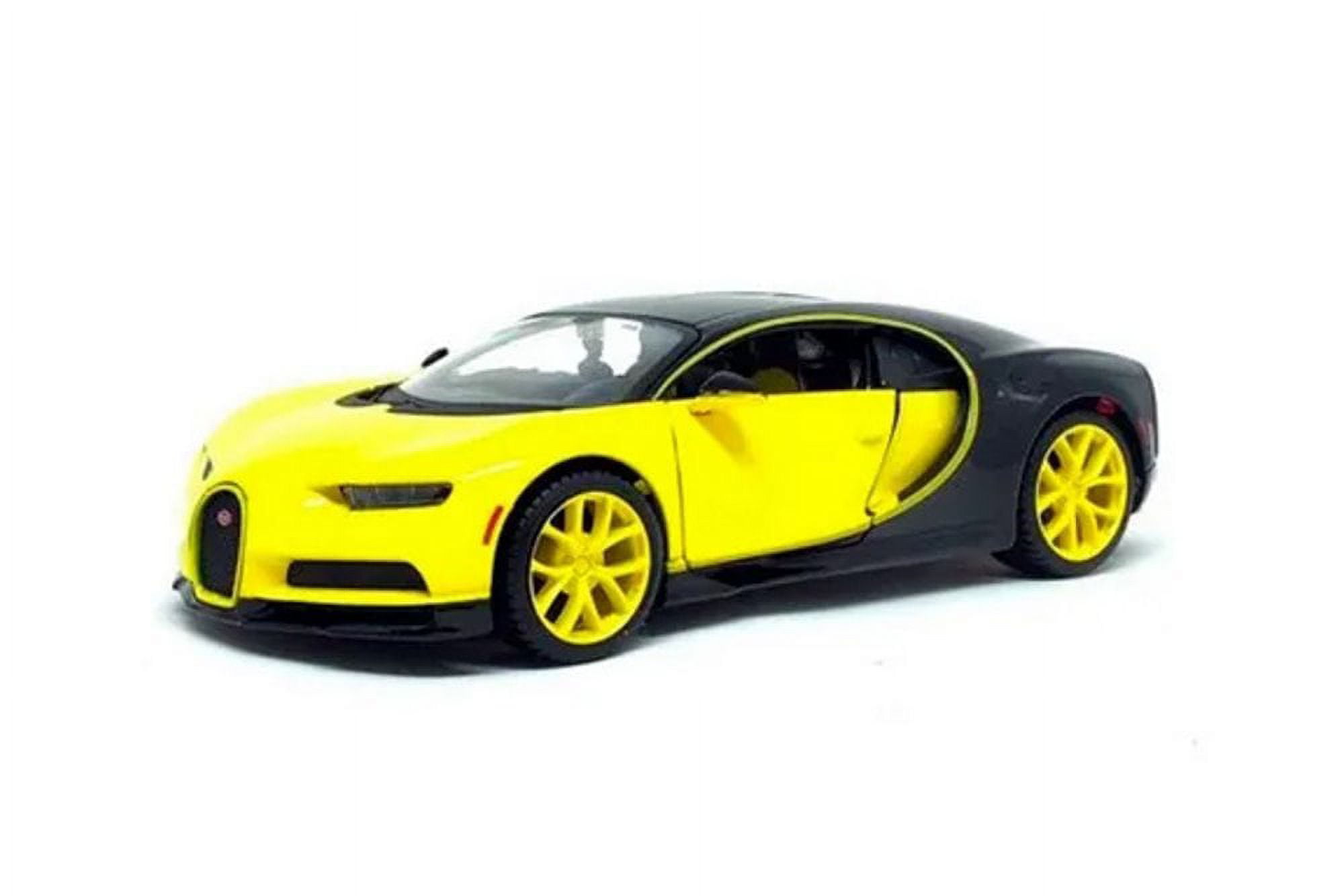Bugatti Chiron, Yellow - Showcasts 34514 - 1/24 Scale Diecast Model Car ...