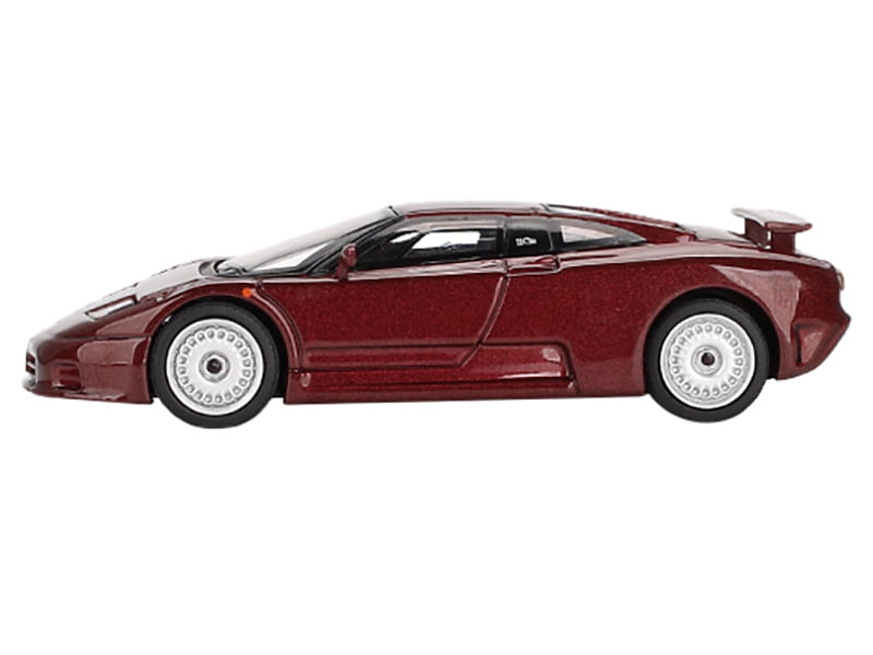 Bugatti EB110 GT Dark Red Metallic Limited Edition 1/64 Diecast Model ...