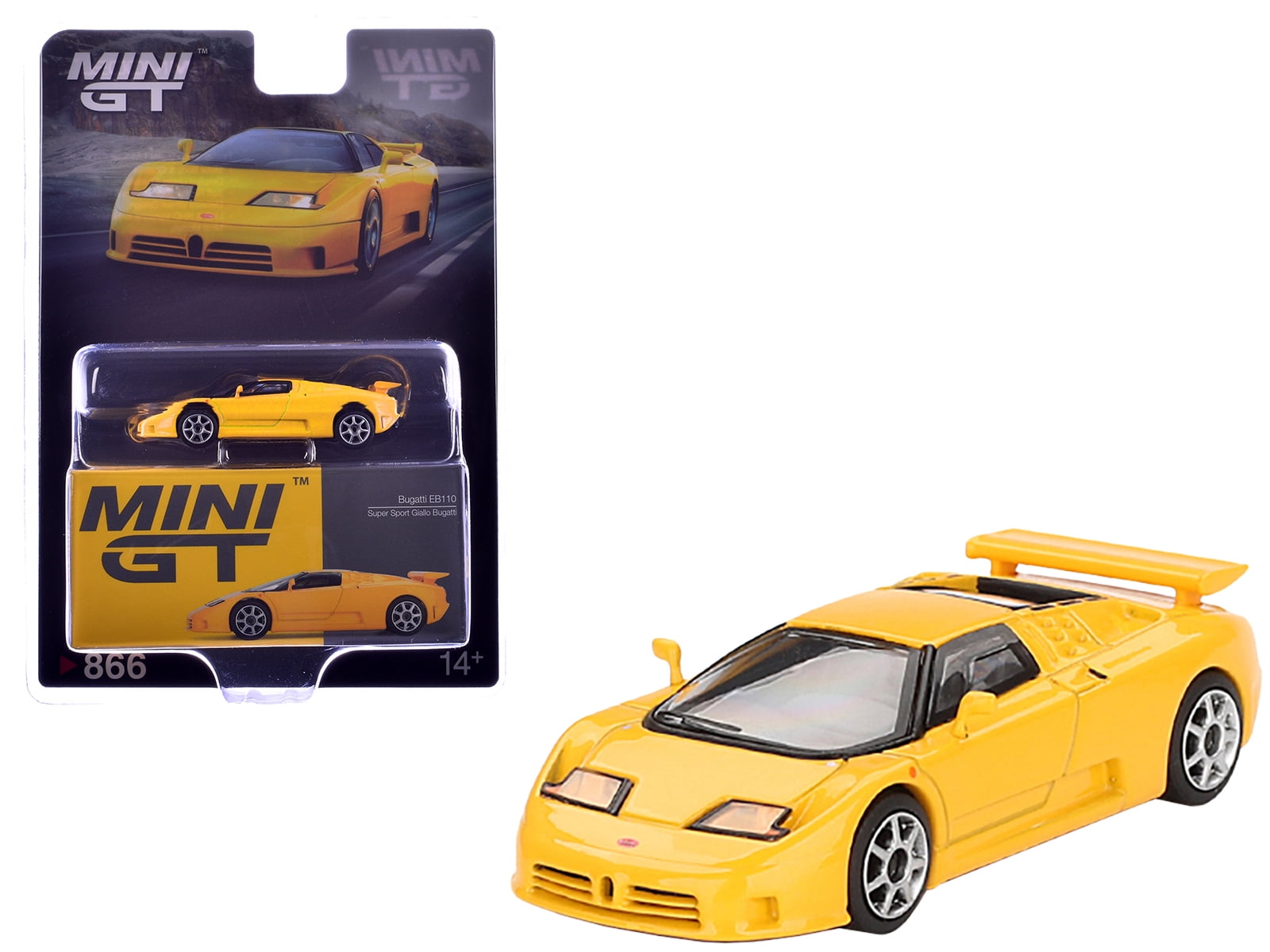 Bugatti EB110 Super Sport Giallo Bugatti Yellow Limited Edition 1/64 ...