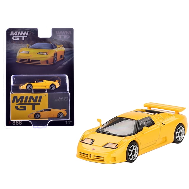 Bugatti EB110 Super Sport Giallo Bugatti Yellow Limited Edition 1/64 ...