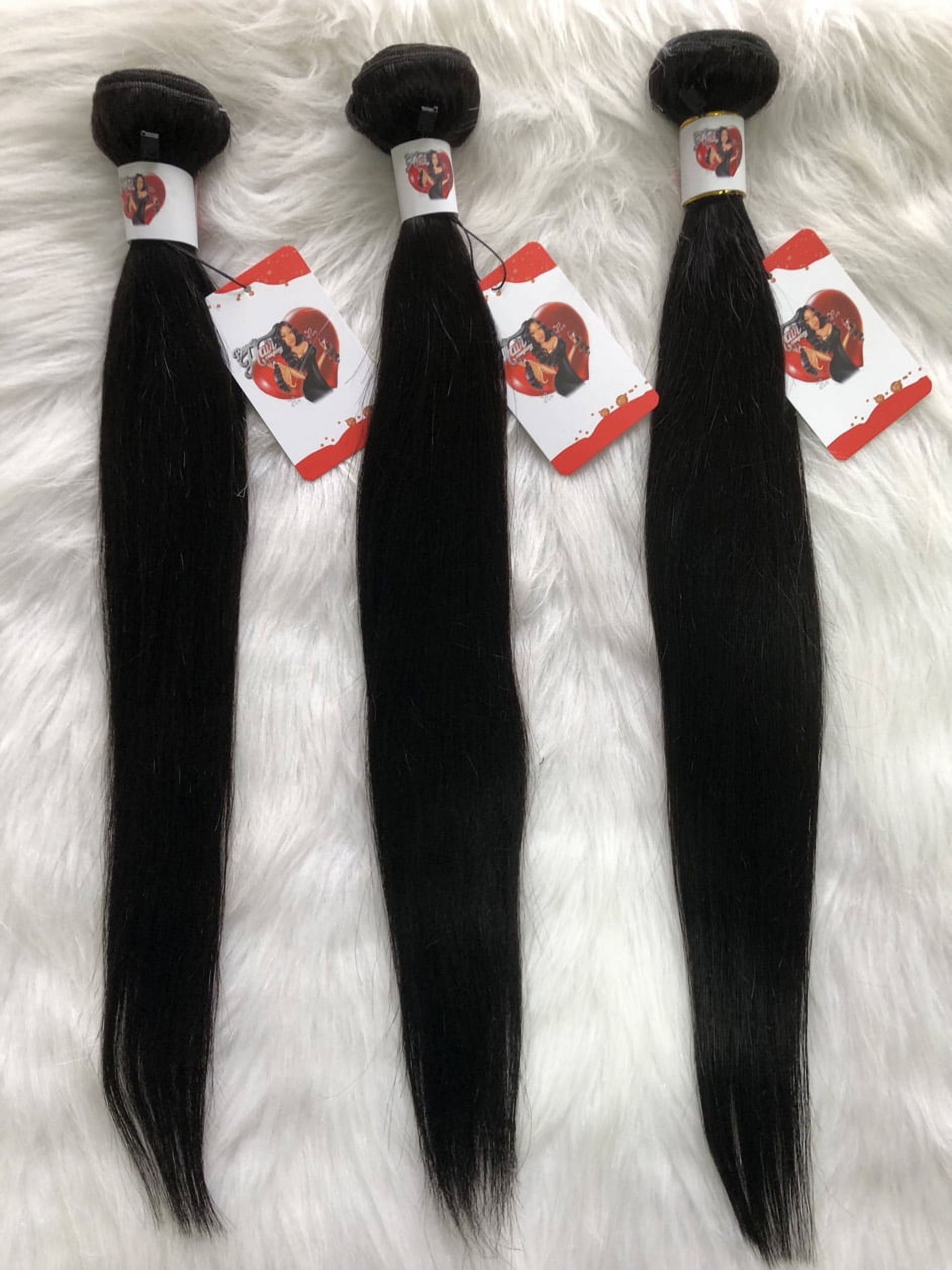 Bugatti Hair Company 28, 28, 28, Straight Hair 3 Bundle Collection for ...