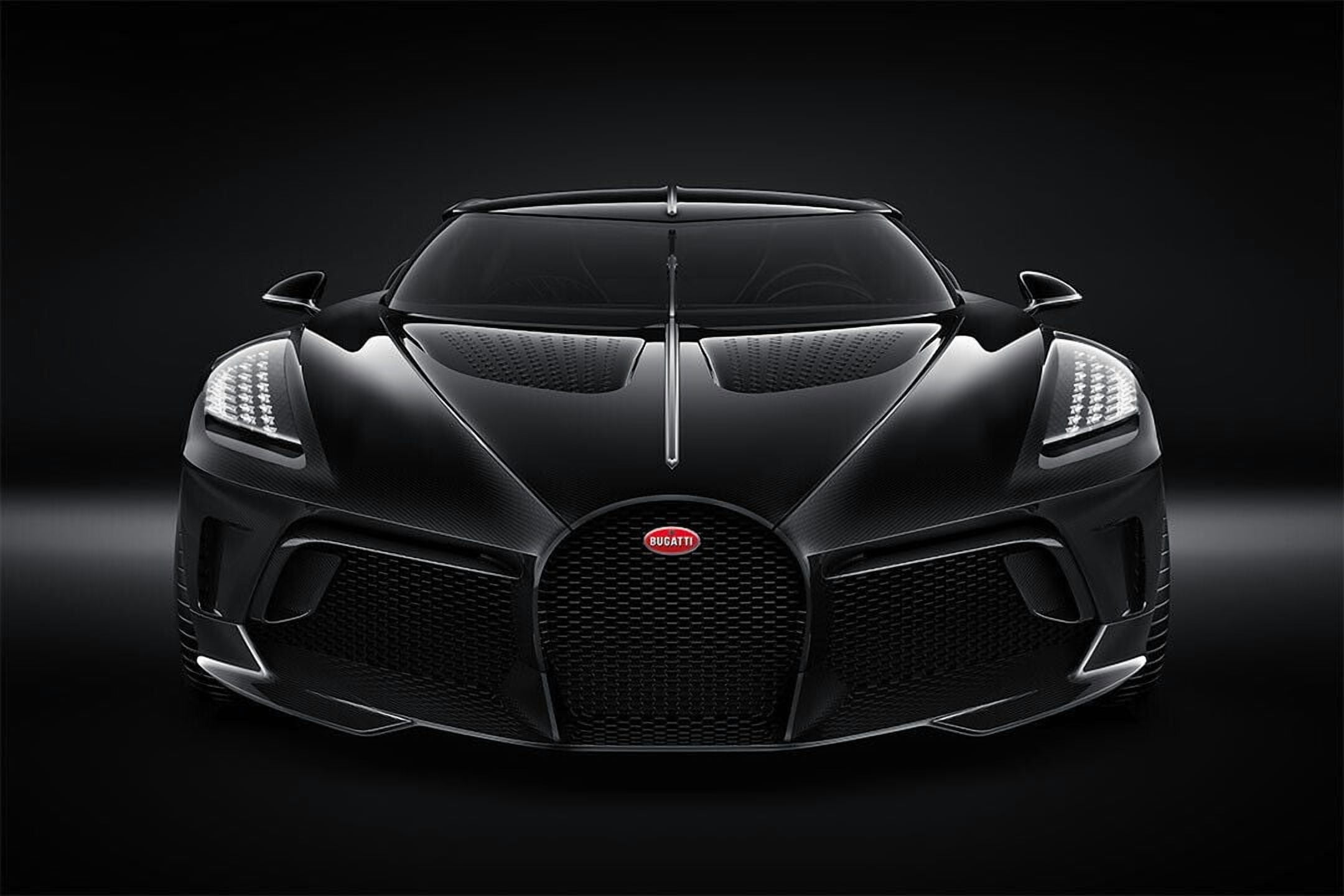 Bugatti La Voiture Noire Luxury Car Design Car Wall Poster - 20x30 Inch ...