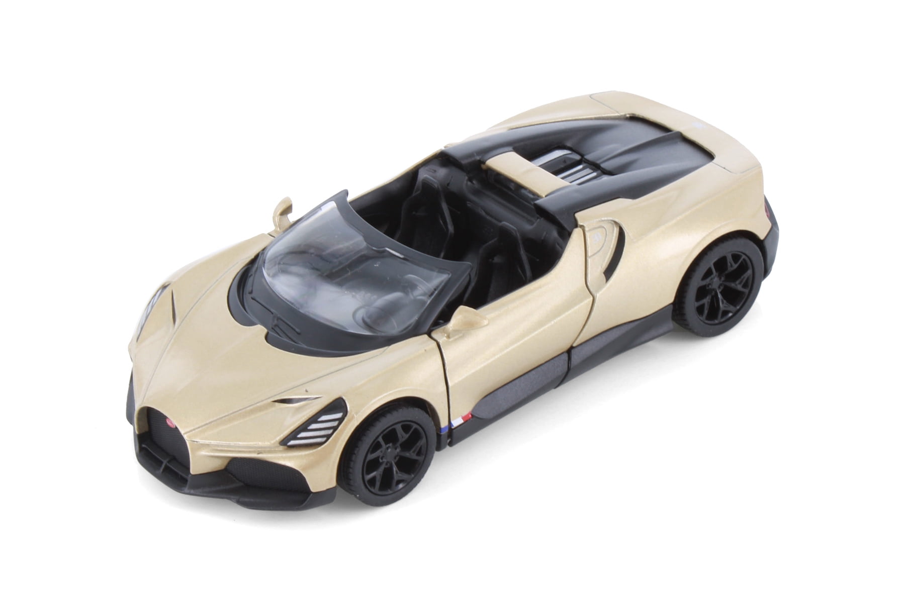 Bugatti Mistral, Gold - Kinsmart 5460D - 1/36 Scale Diecast Model Car ...