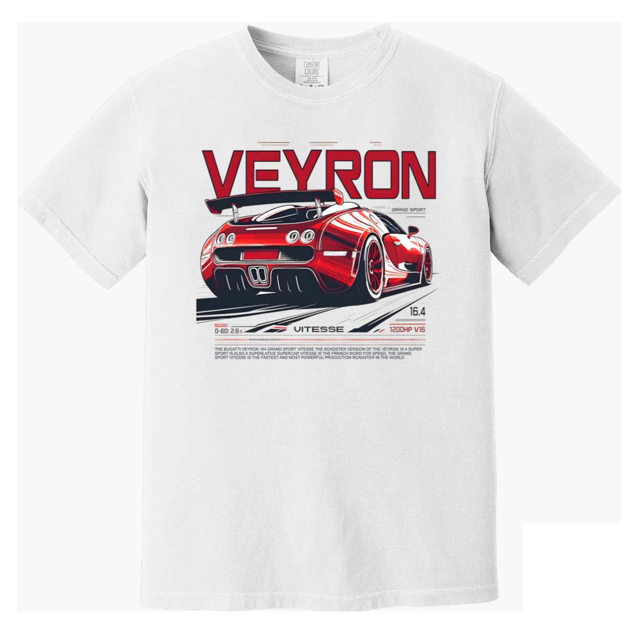 Bugatti Veyron Luxury Speed Car Graphic Comfort Color T-Shirts, for men ...