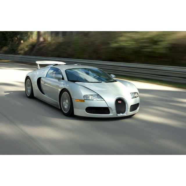 Bugatti Veyron Poster 24In x 36In Art Poster 24x36 Multi-Color Square ...