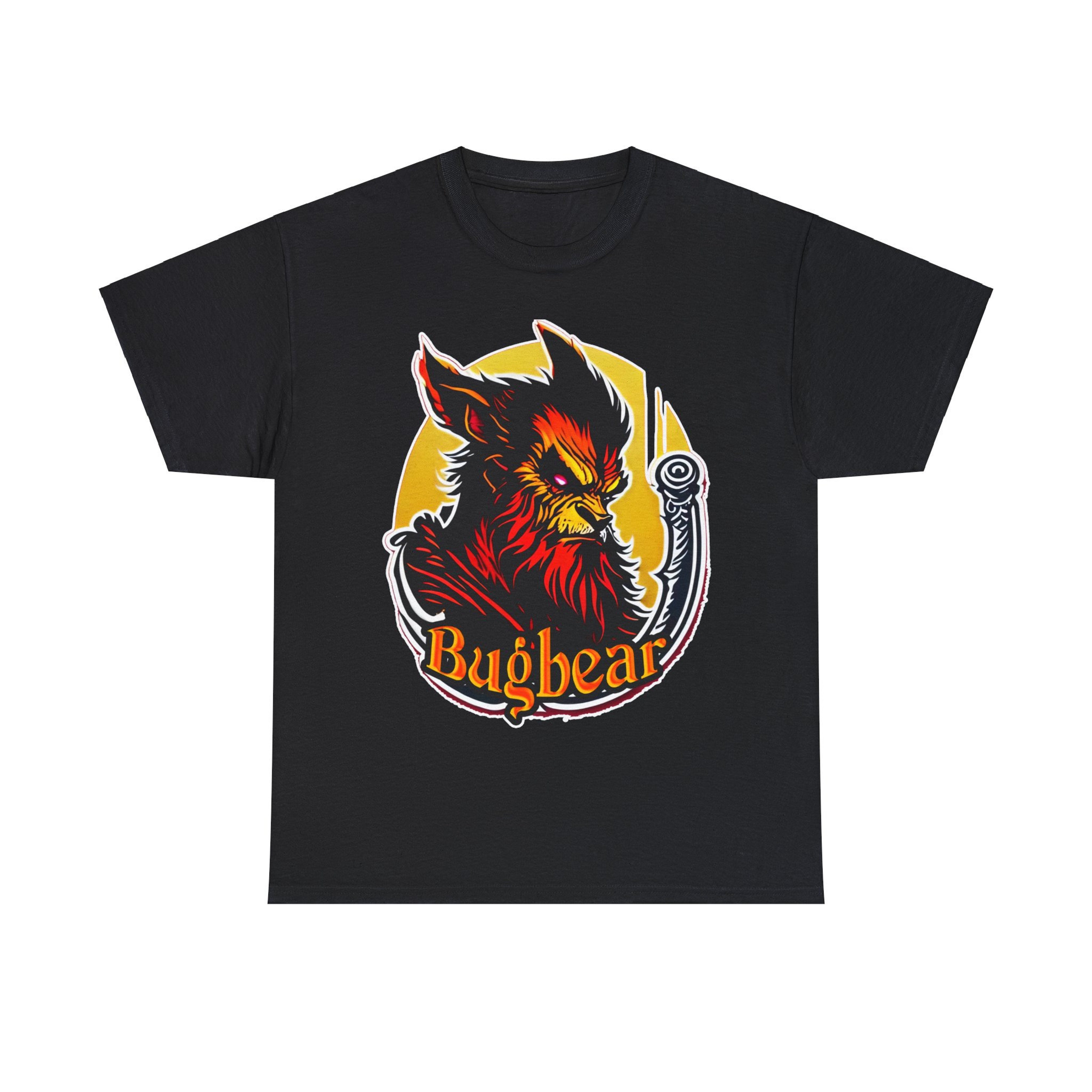 Bugbear Creature RPG Fantasy DnD Character Cotton T-Shirt Style 2 ...