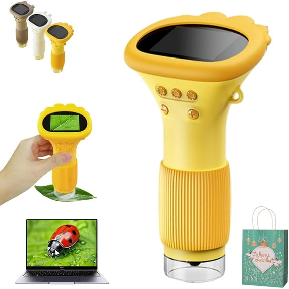 Buggy Lens Microscope Toy, HD Pocket Portable Microscopes with ...