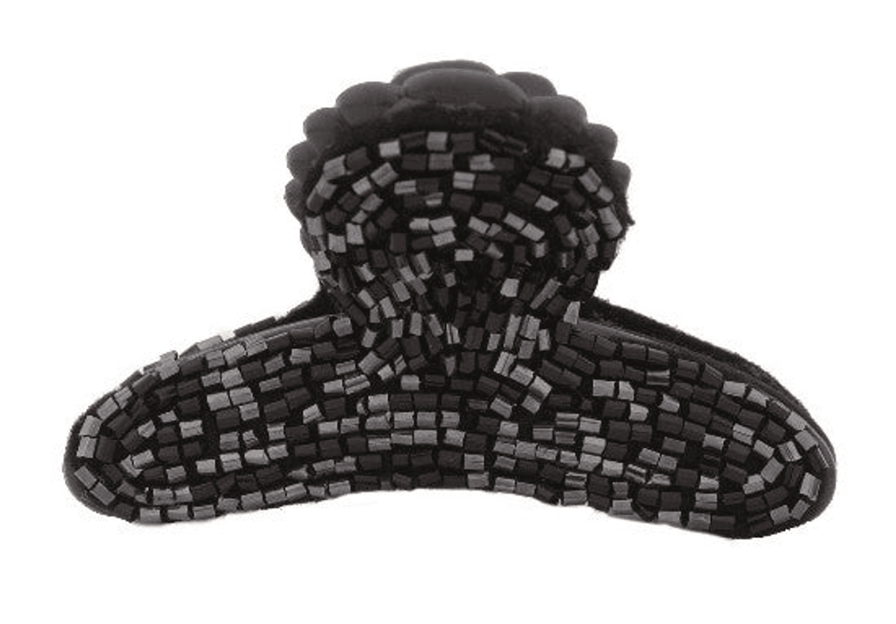 Bugle Bead Assorted Color Hair Claw[ ] - Walmart.com