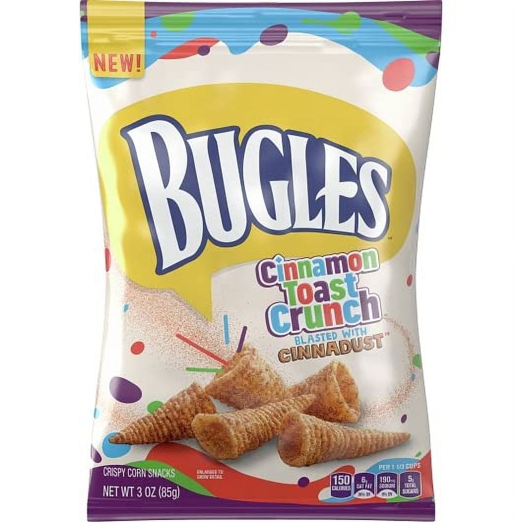 Bugles Cinnamon Toast Crunch (Churro), 3-Ounce Bags (Pack of 6 ...