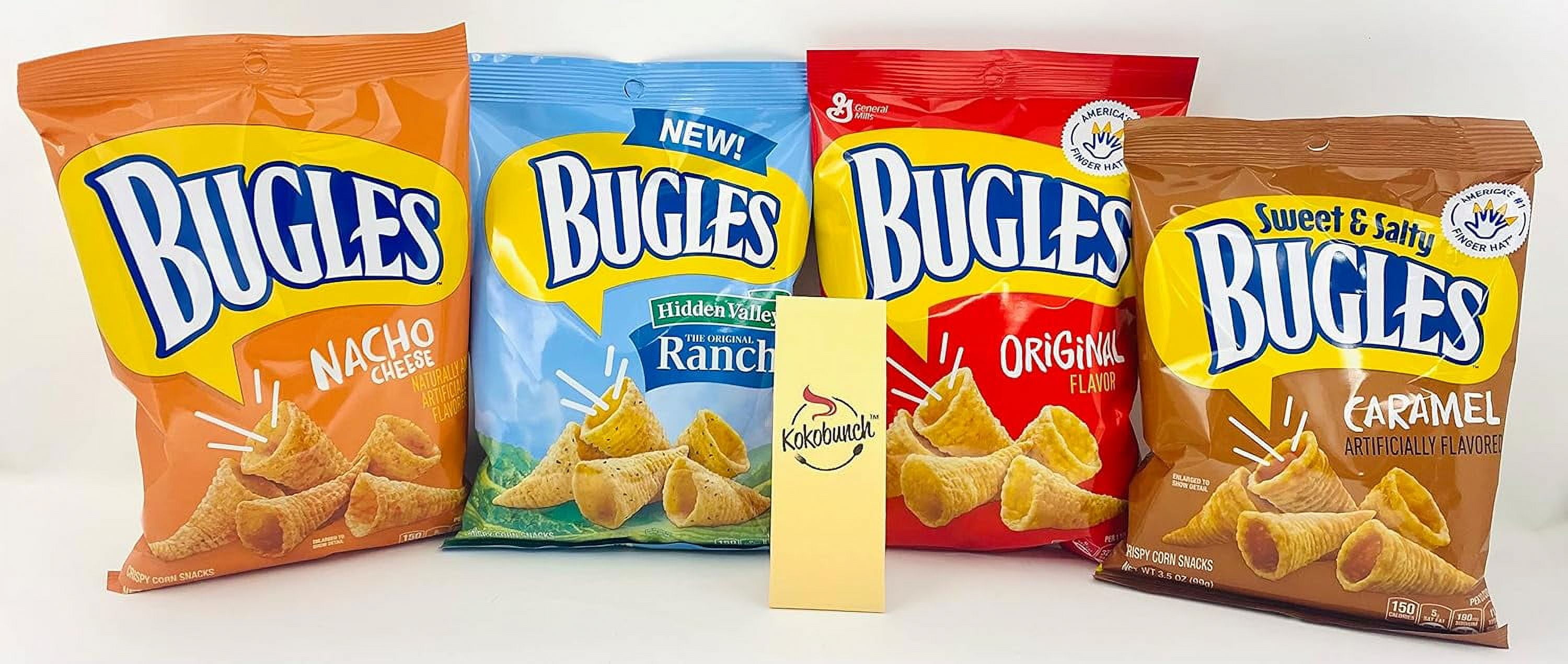 Bugles Corn Chips Variety PACK (Original | Nacho | Ranch | Sweet and ...