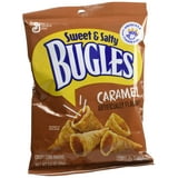 Bugles Caramel Corn Snacks 3.5 Oz Pack of 7 with Corn, Sugar, and ...