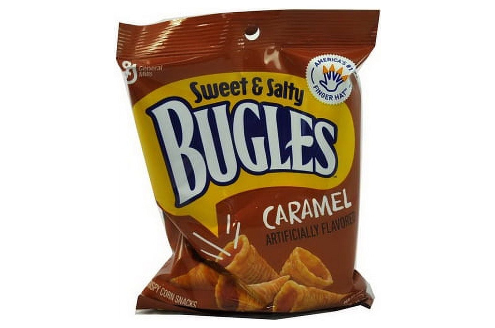 Bugles Corn Snacks, Caramel, 3.5 Oz (Pack of 7) - Walmart.com