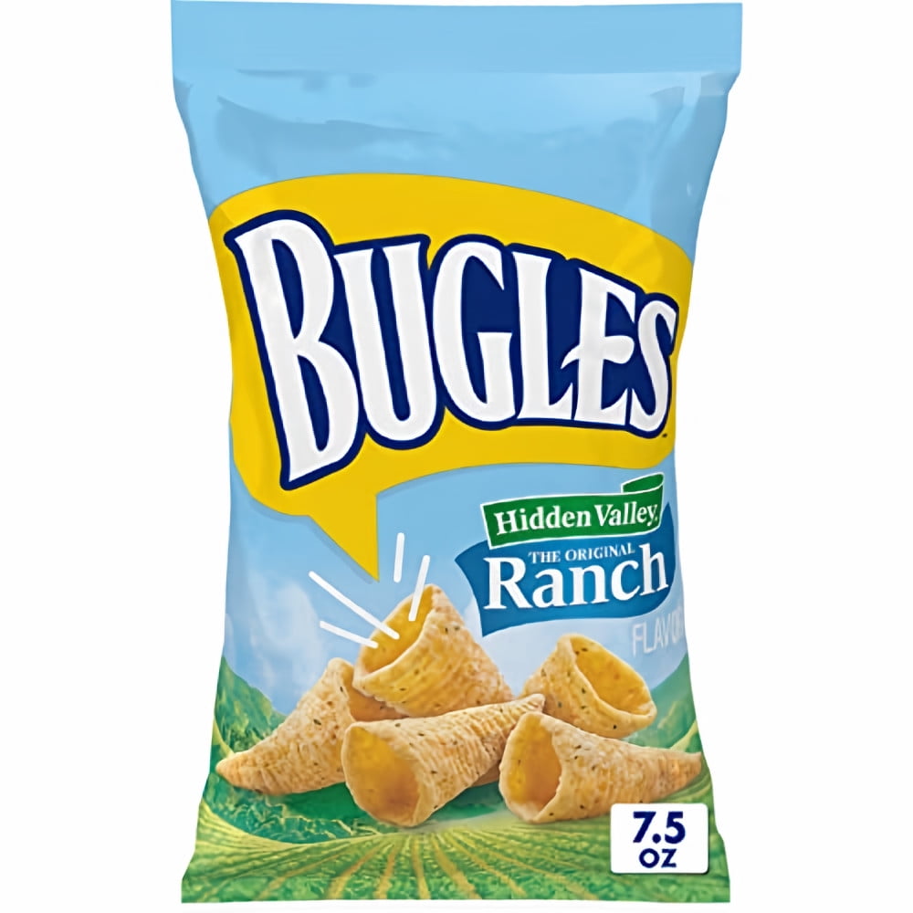 Bugles Crispy Corn Snacks Ranch 7.5 oz (Pack of 5) - Walmart.com