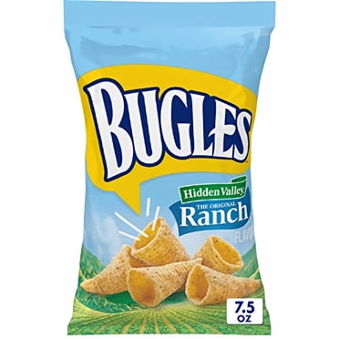 Bugles Caramel Corn Snacks 3.5 Oz Pack of 7 with Corn, Sugar, and ...