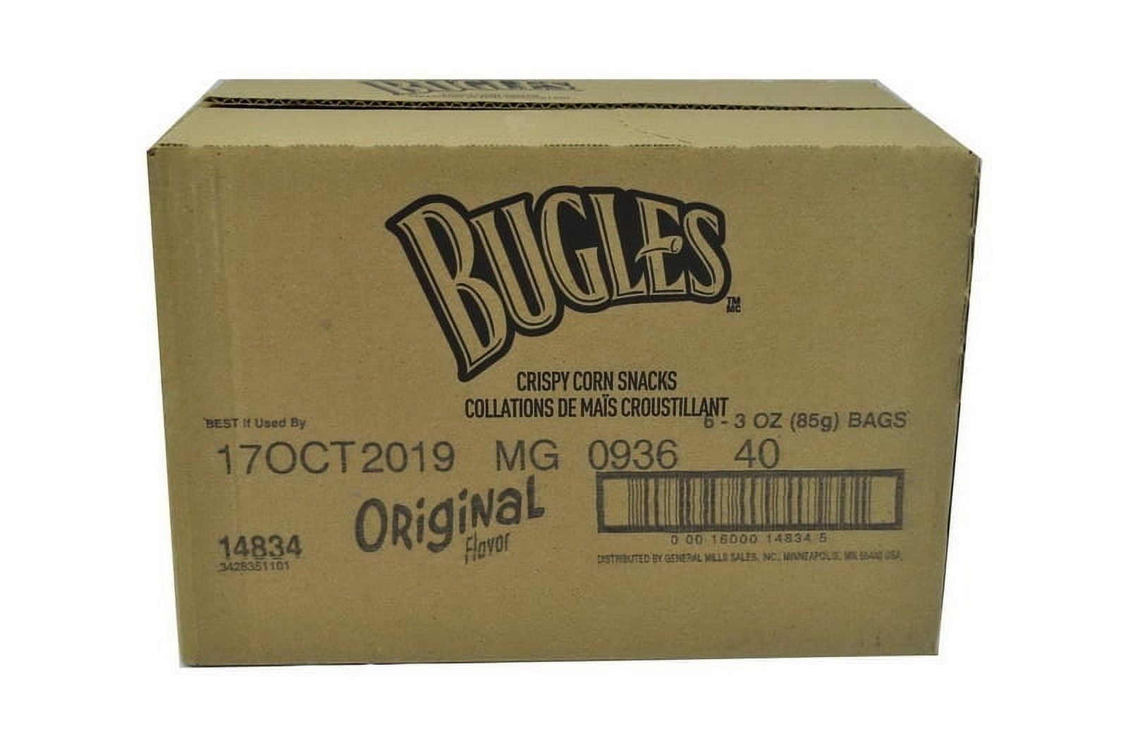 (Price/CASE)Bugles Original Flavor 3 Ounces Per Bag - 6 Per Case ...