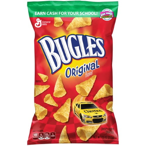 Bugles Original Crispy Corn Snacks, 7.5 Oz Bag (Pack of 4) - Walmart.com