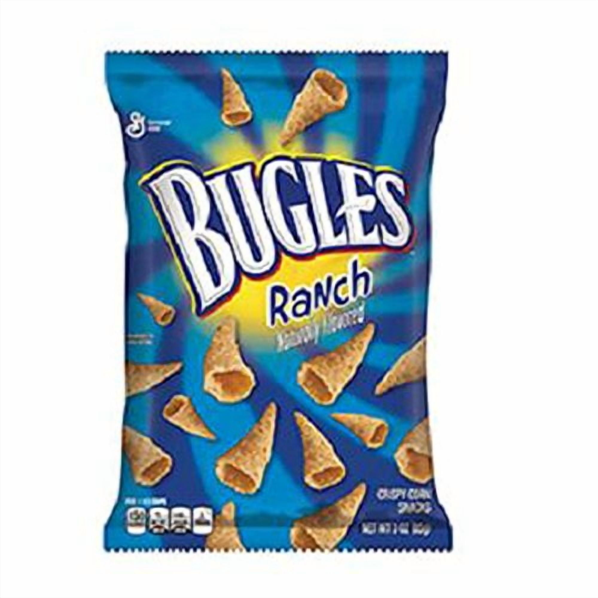 Bugles Original Ranch Flavor Crispy Corn Snacks, 6 Count Box - Walmart.com