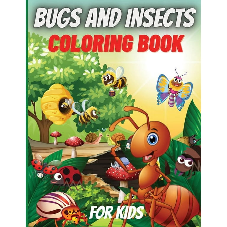 bugs and insects coloring book