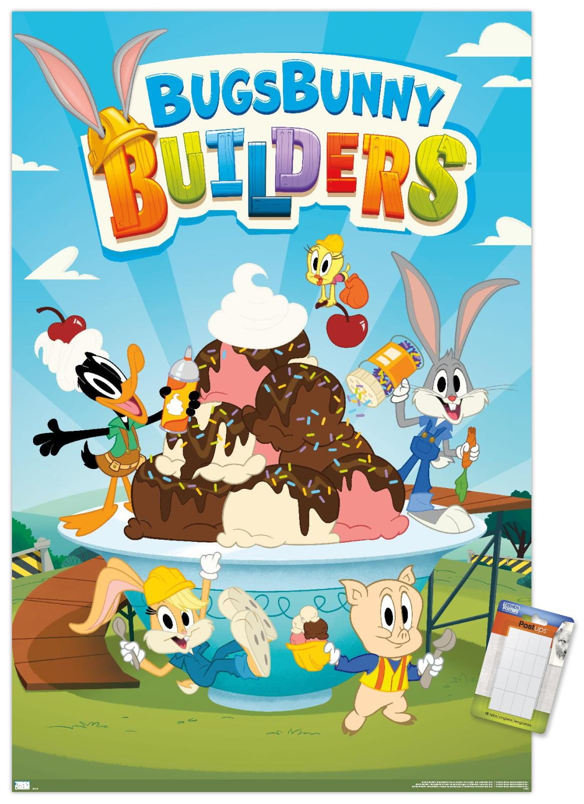 Bugs Bunny Builders - Key Art Wall Poster, 22.375" x 34" - Walmart.com