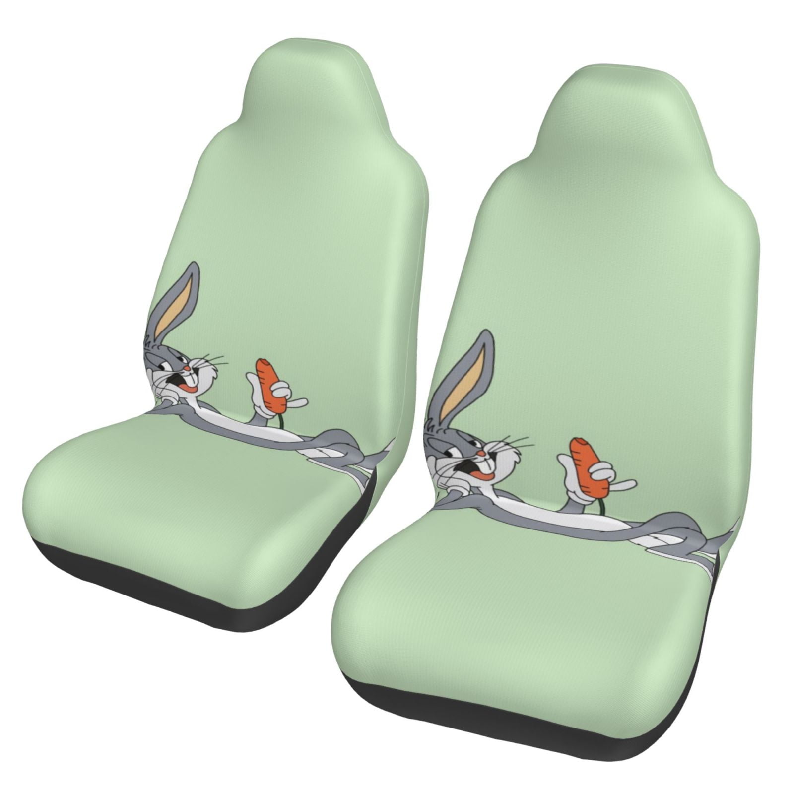 Bugs Bunny Car Seat Covers 2 Pack Cartoon Print Front Seat Covers ...