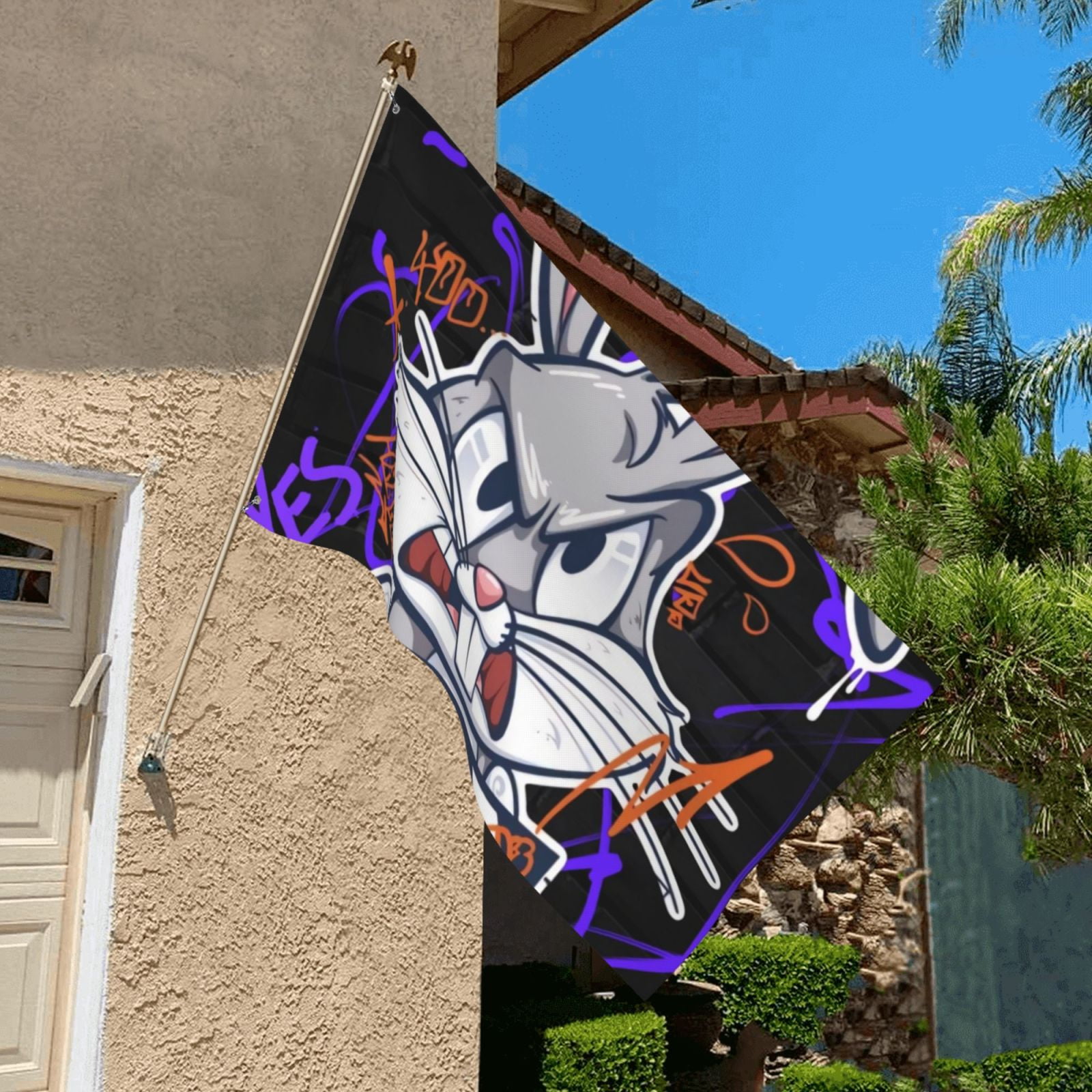 Bugs Bunny Garden Flag 3x5 Feet Indoor Decoration Flag Outdoor ...