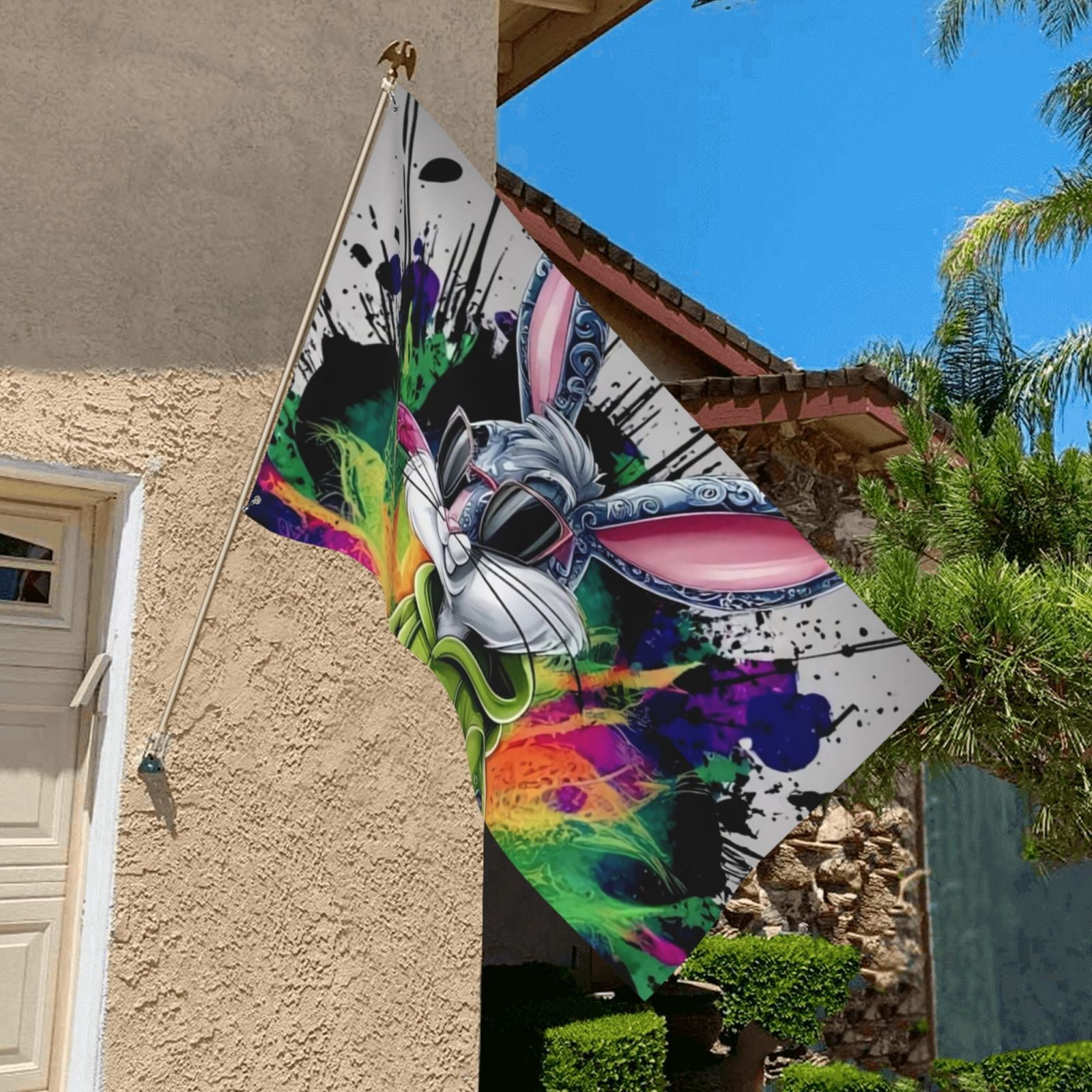 Bugs Bunny Garden Flag 3x5 Feet Indoor Decoration Flag Outdoor ...