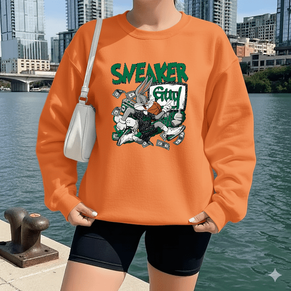 Bugs Bunny Sneaker Guy Cartoon Streetwear Cool Urban Style Graphic ...