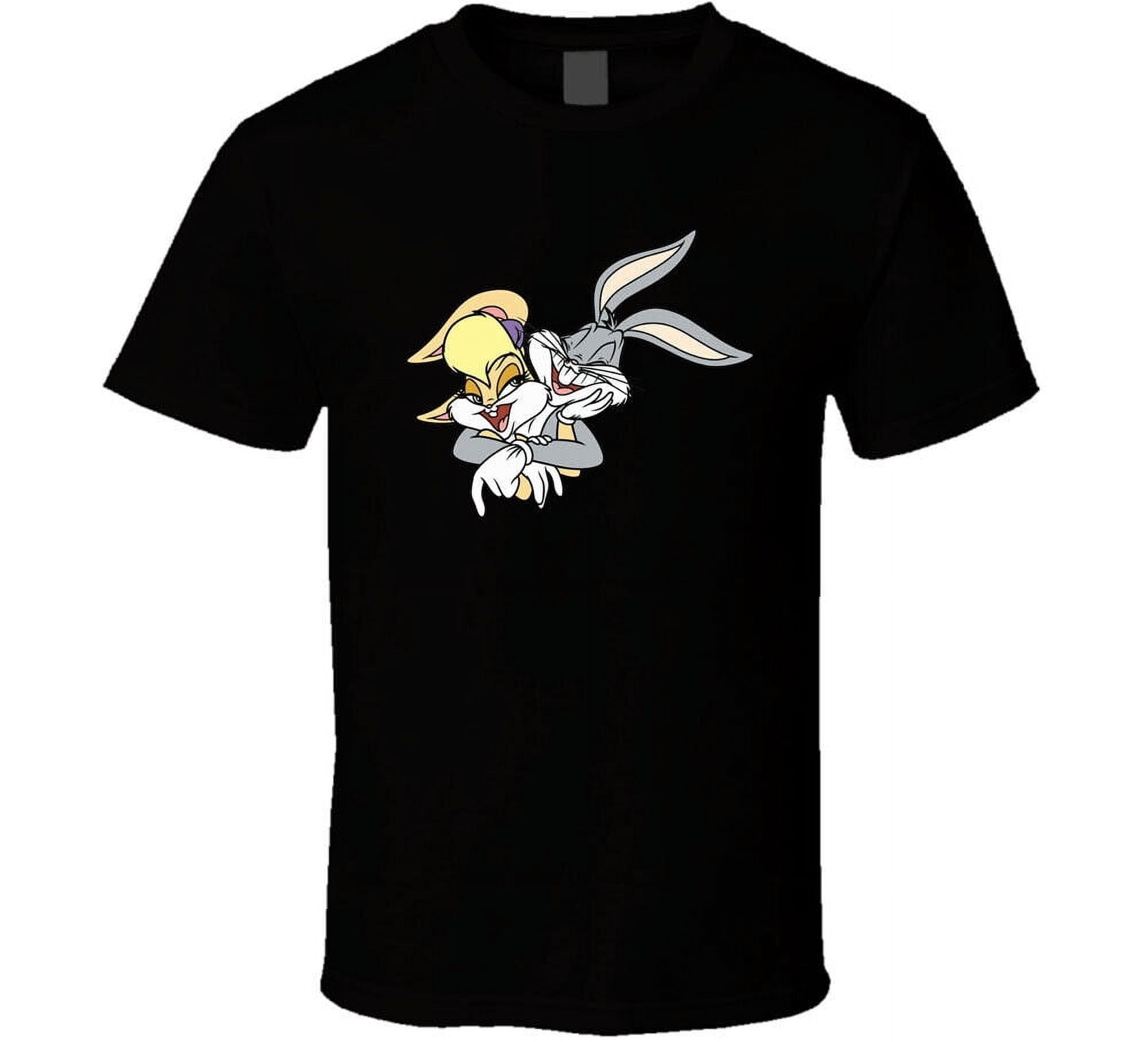 Bugs Bunny and Lola funny cartoon logo T-Shirt tee Unisex - Walmart.com