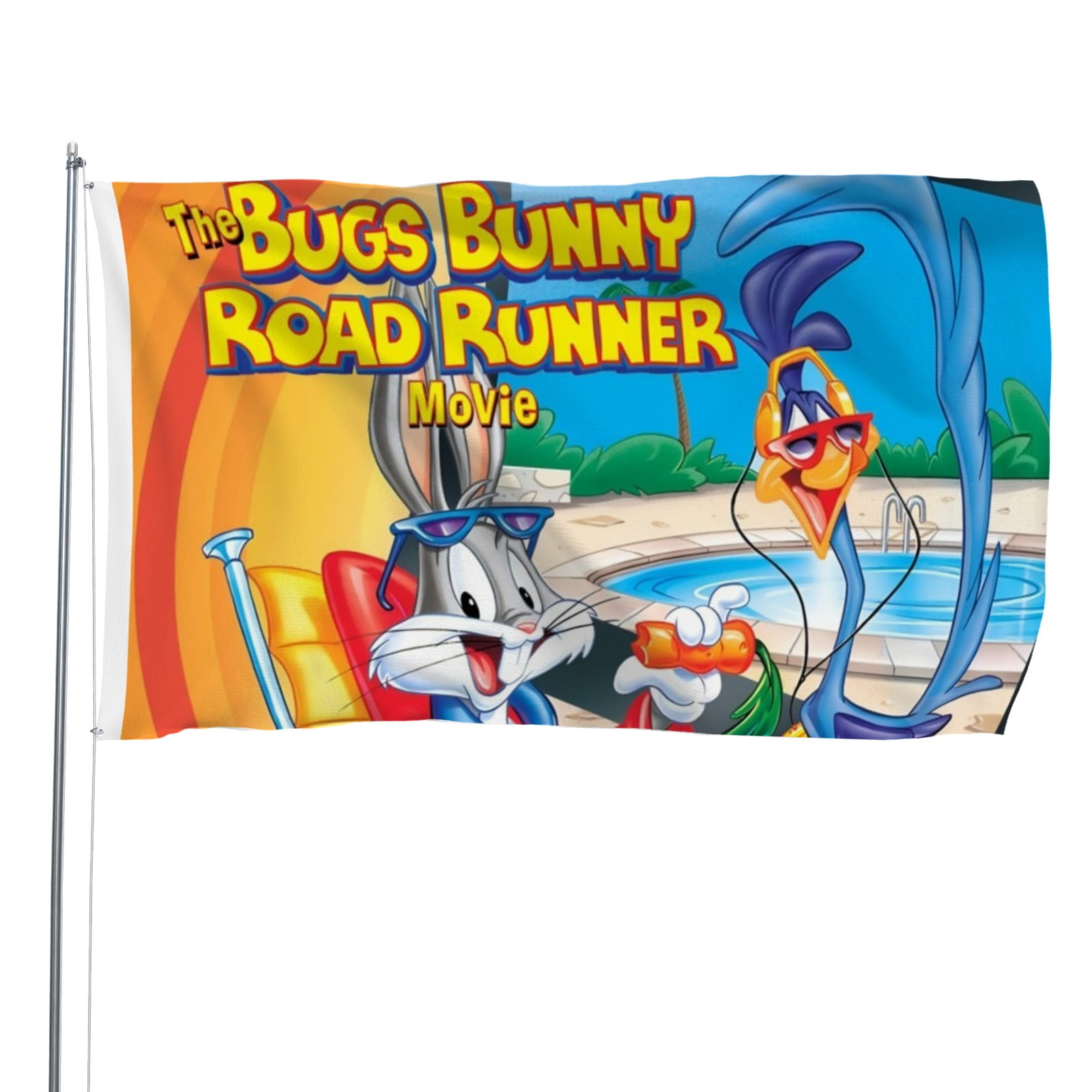 The Bugs BunnyRoad Runner Show-themed Printed Flag Perfect gift for ...