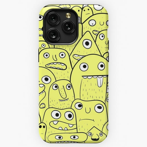 Bugs Cute Holiday Pattern Festive Cartoon Art iPhone Case 17 11 12 13 ...