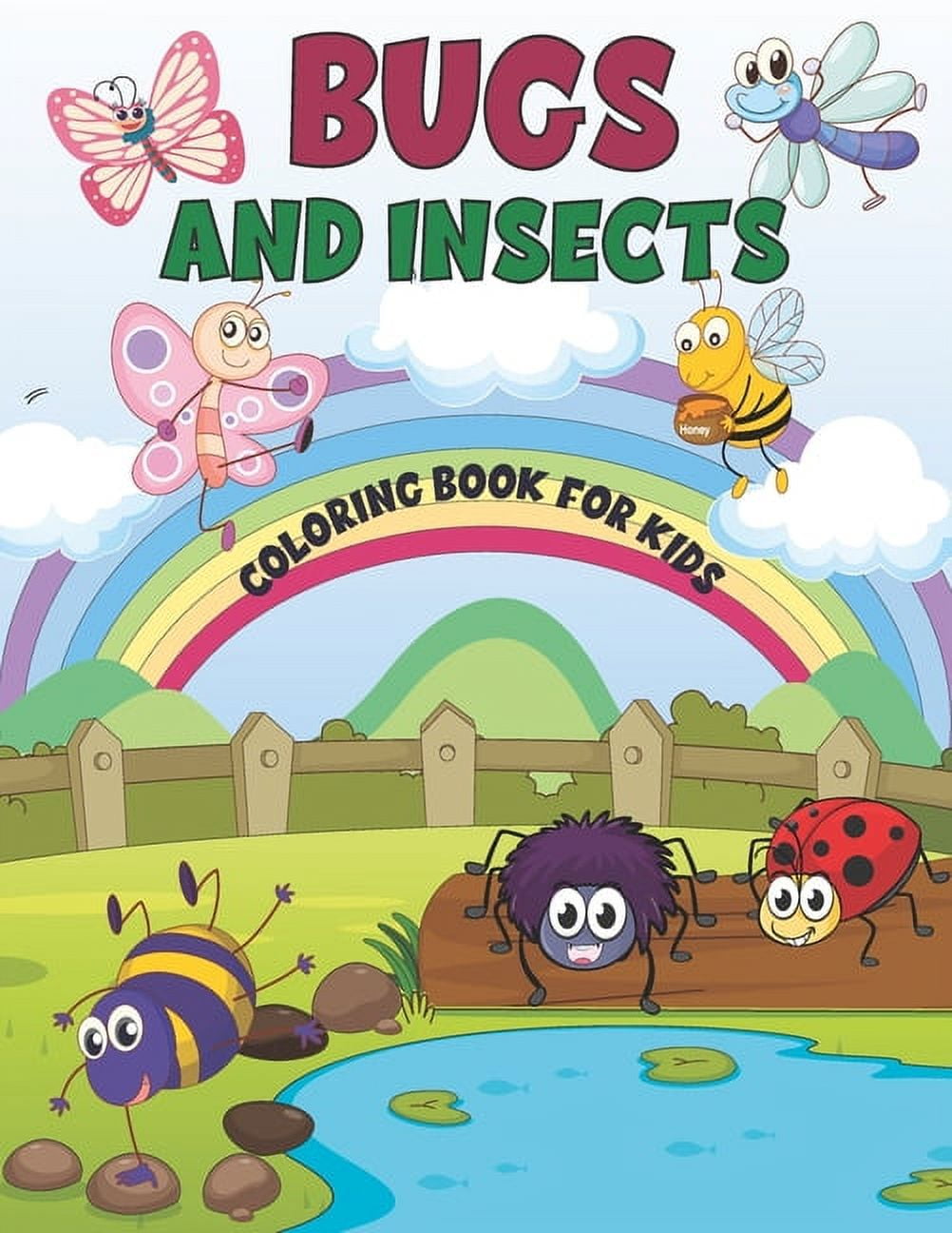Bugs and Insects Coloring Book for Kids: A Fun Coloring Book of Bugs ...