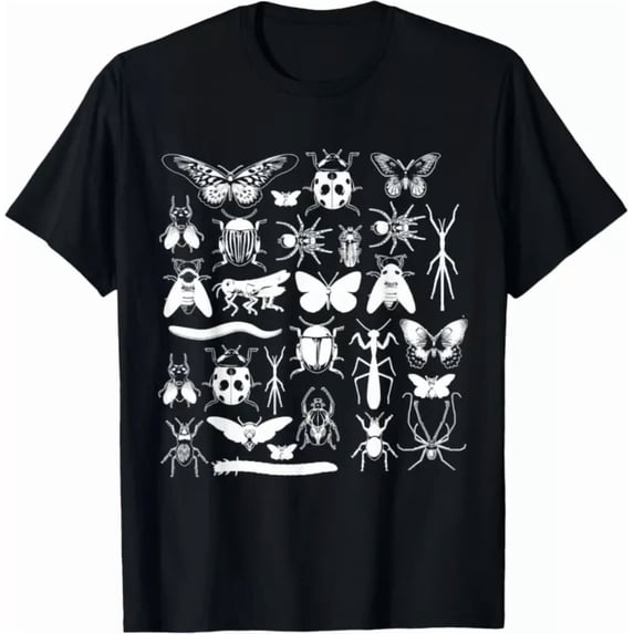 Bugs Lover Entomology Insect Collection Beetle Bug T-Shirt , Vintage T ...