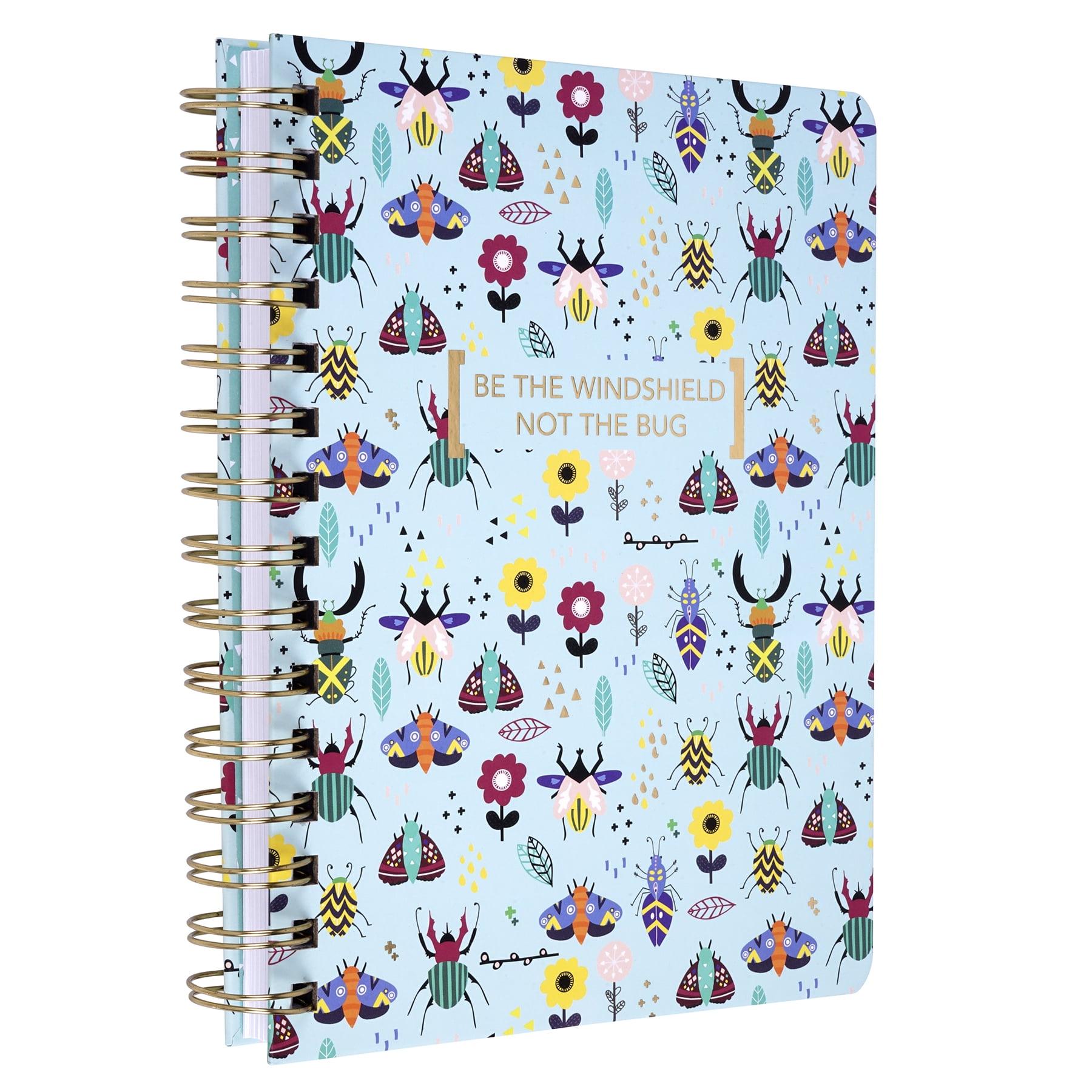 Artist's Loft Bugs Spiral Bound Journal, 6x8, 120 Lined Sheets, Stylish ...