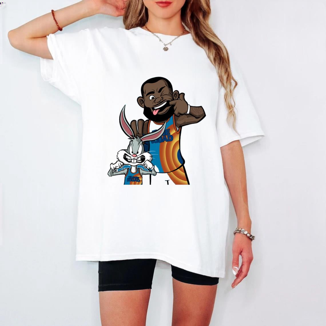 Bugs and James Funny Cartoon Character Dynamic Duo Adventure T-Shirt ...
