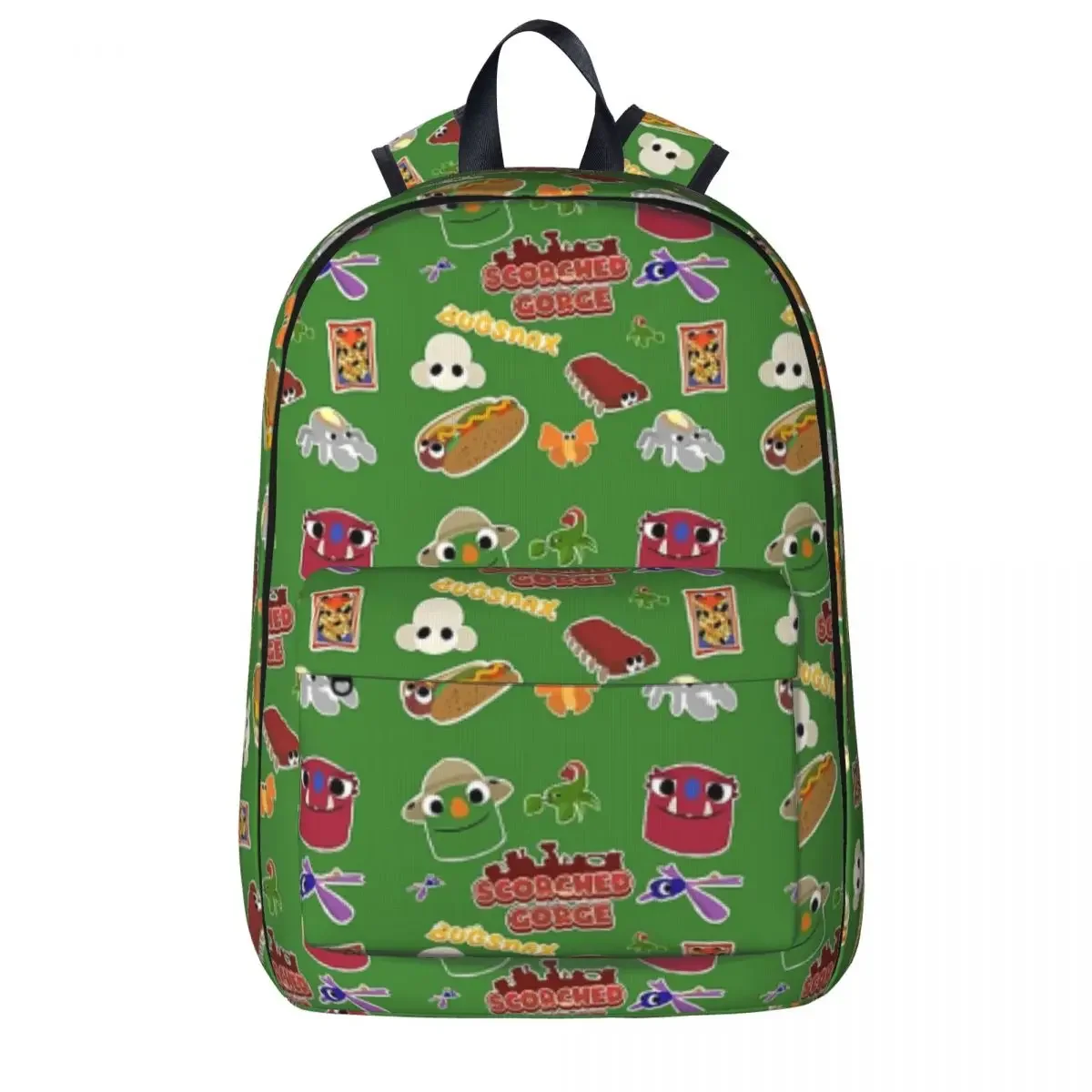 Bugsnax Fan Art Scorched Gorge Backpacks Large Capacity Student Book ...