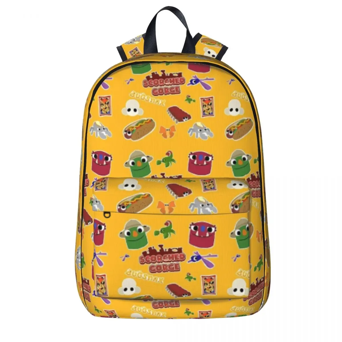 Bugsnax Fan Art Scorched Gorge Backpacks Large Capacity Student Book ...