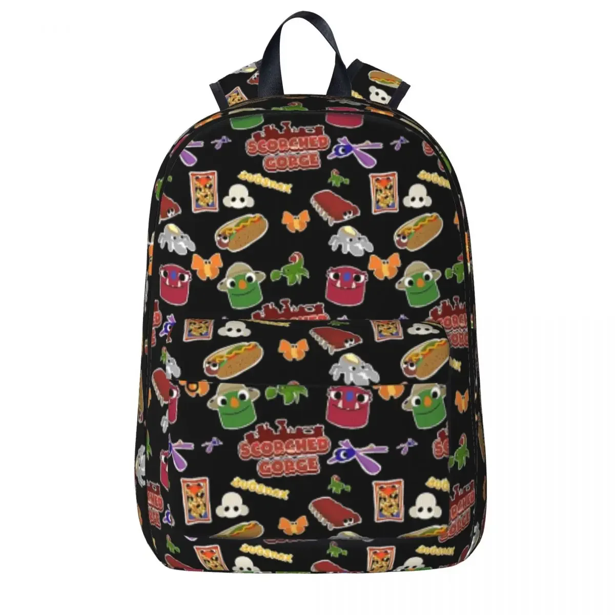 Bugsnax Fan Art Scorched Gorge Backpacks Large Capacity Student Book ...