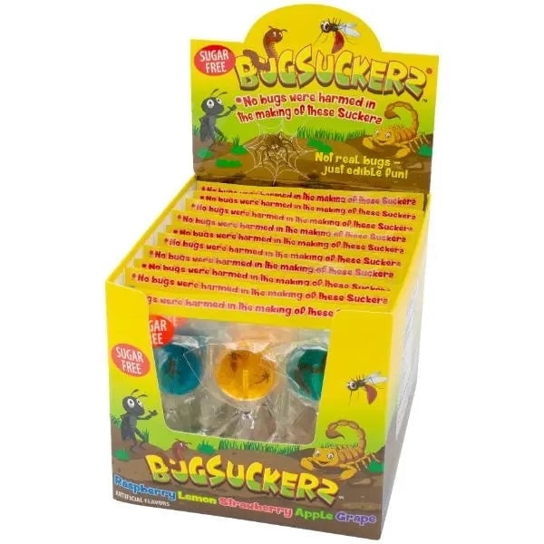 Bugsuckers, Sugar-free Sucker with Edible Image of Real Bugs Inside ...