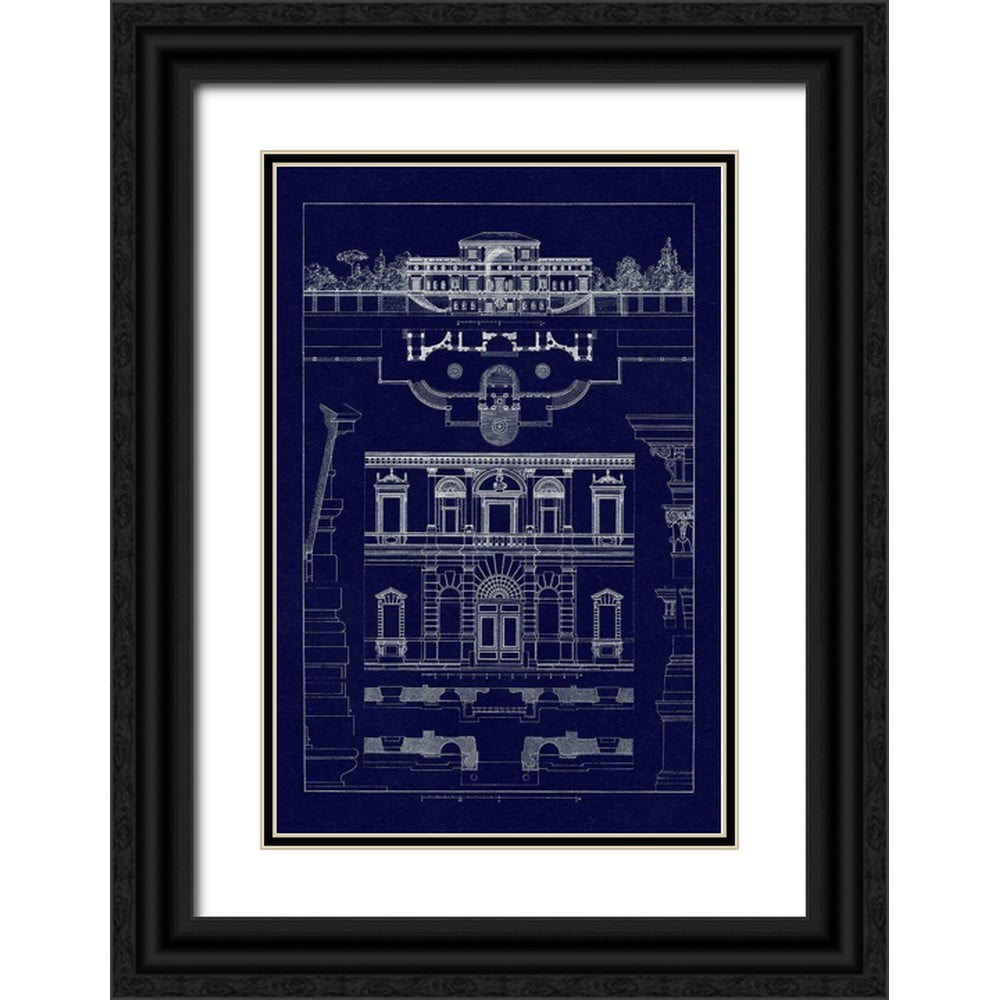 Buhlmann, J. 11x14 Black Ornate Wood Framed with Double Matting Museum ...